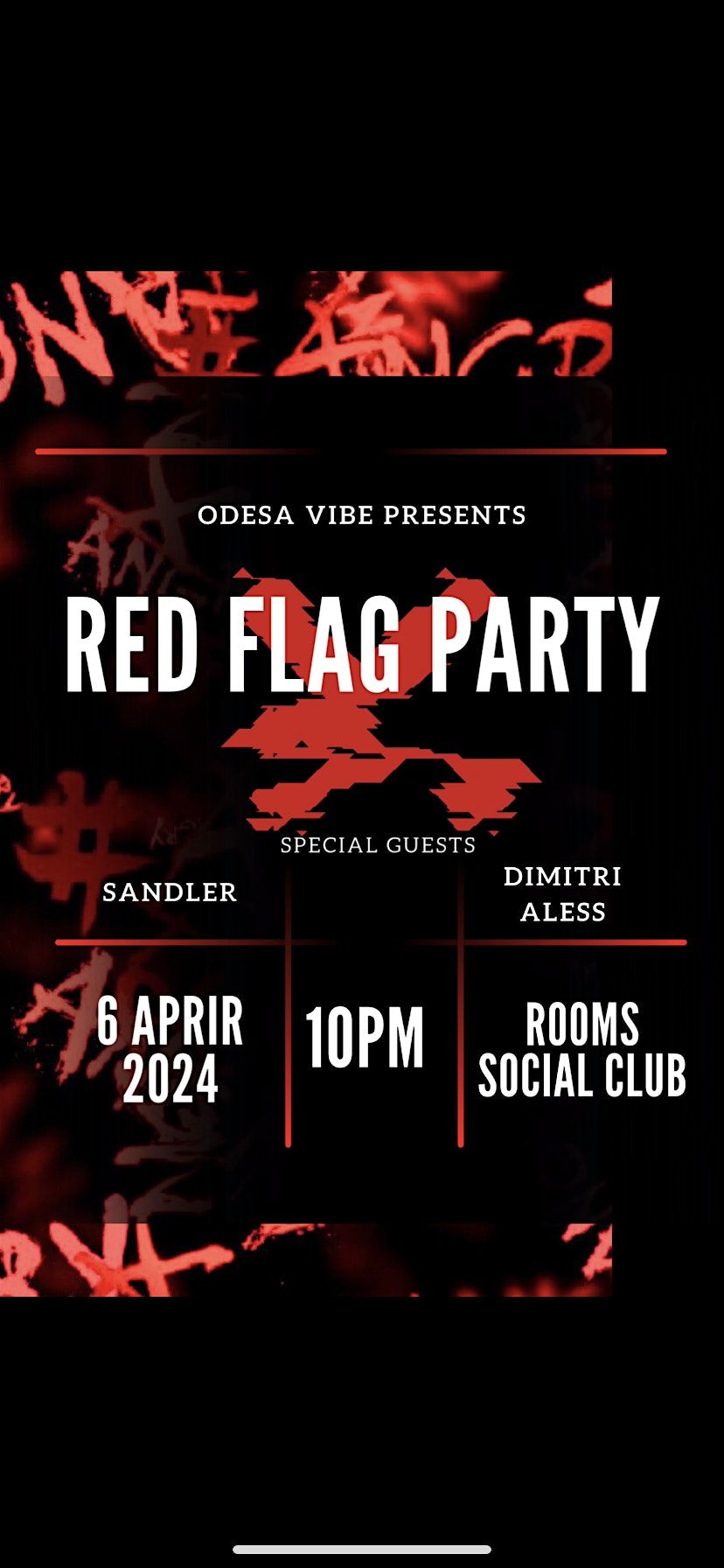 RED FLAG PARTY, ROOMS SOCIAL CLUB, Den Haag, 6 April to 7 April | AllEvents