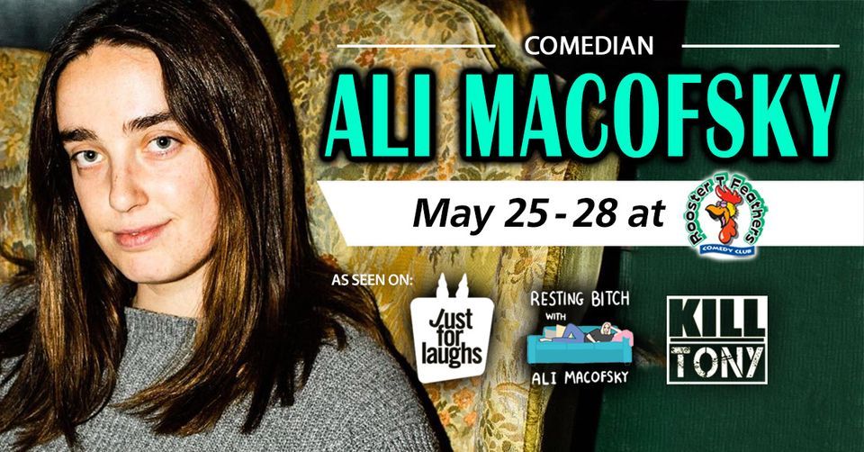 Comedian Ali Macofsky LIVE at Rooster T. Feathers in Sunnyvale, Rooster ...