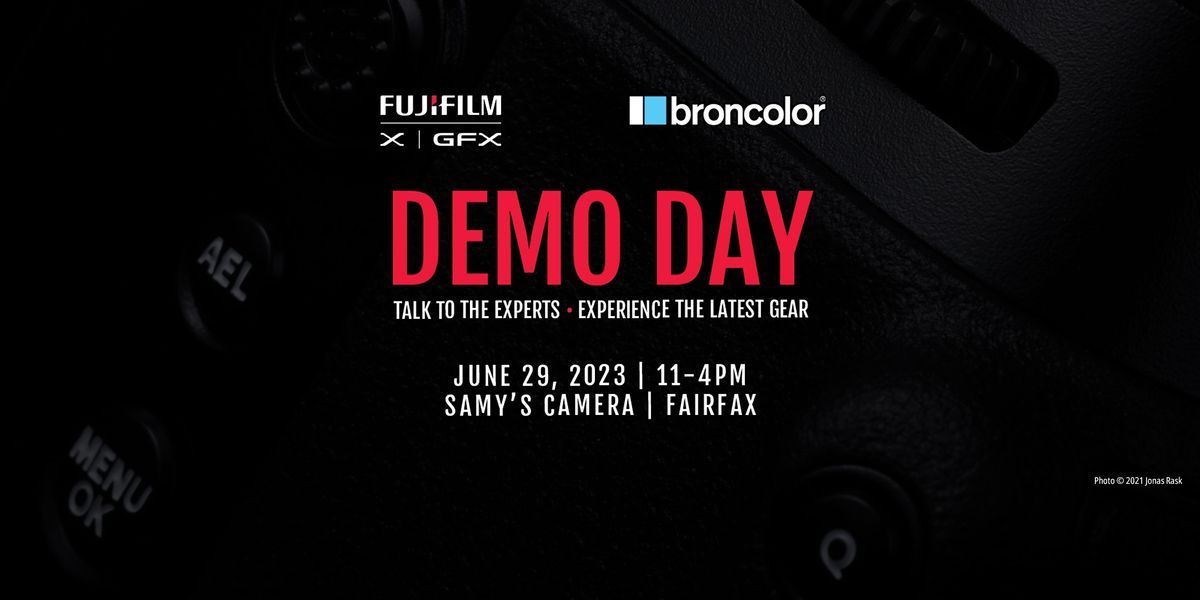 Fujifilm X/GFX, Broncolor and Gravity Backdrops Demo Day - Los Angeles ...