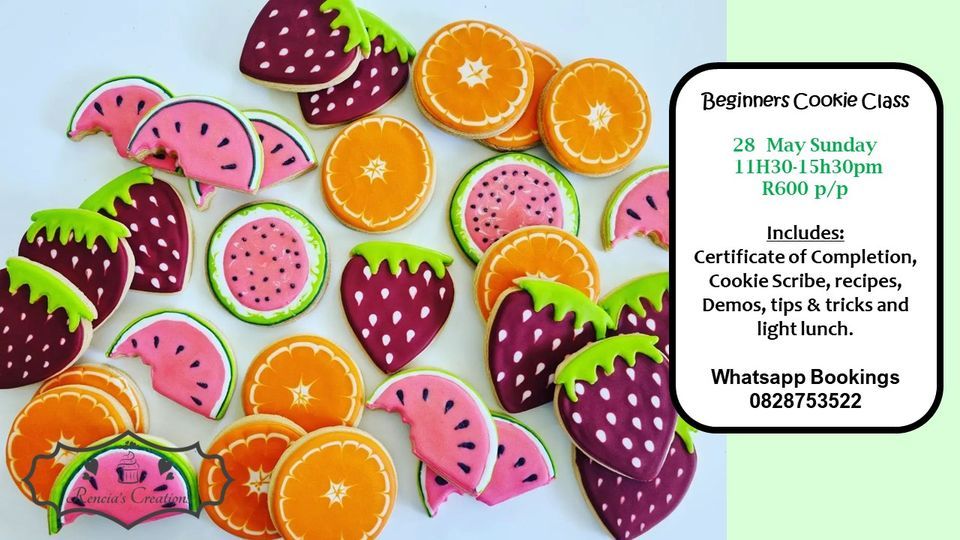Beginners Cookie Class, Rencia's Creations, Boksburg, 28 May 2023 | AllEvents.in