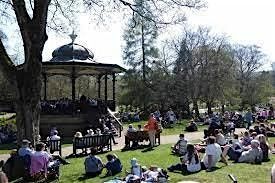 Poynton (RBL) Band on the Buxton Bandstand, The Bandstand, Buxton, 5 ...
