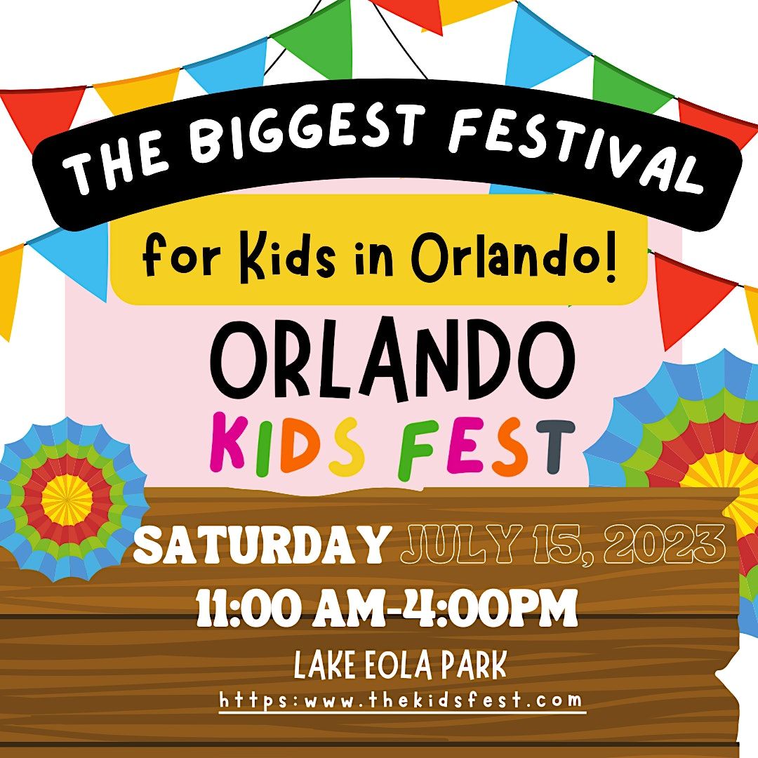 2023 Orlando Kids Fest, Lake Eola Park, Orlando, 15 July 2023 ...
