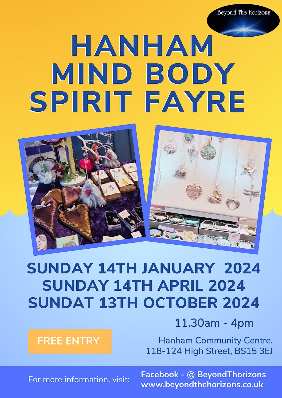 Hanham Mind Body Spirit Fayre, Hanham Community Centre, 13 October 2024 ...