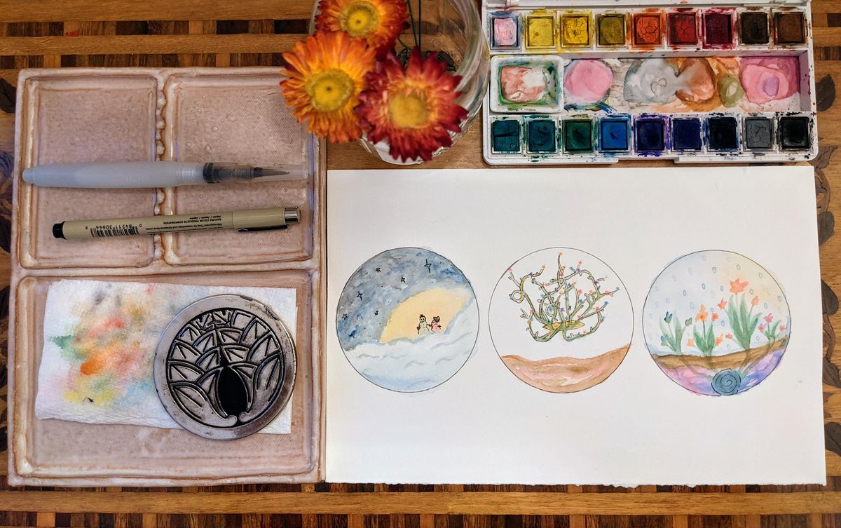 Spring Blooms! - Watercolor Wednesdays with Coach Laura, March 22 2023 ...