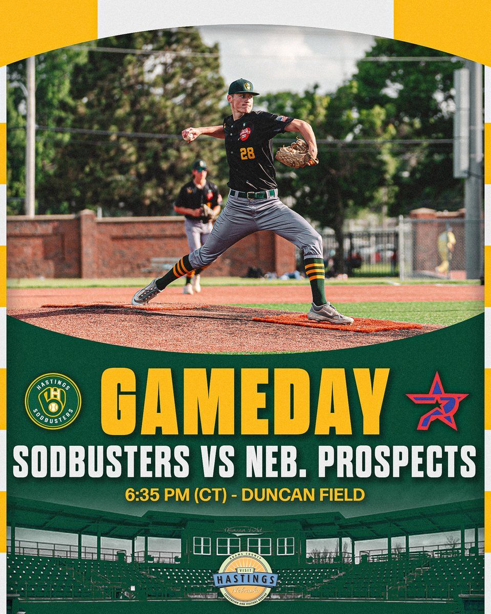 Hastings Sodbusters vs. Nebraska Prospects, Duncan Field, Hastings ...