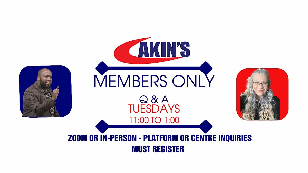 Members Only Q & A, 819 Sargent Ave- Akin's Coworking Centre, Winnipeg ...