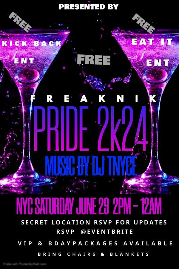 FREAKNIK PRIDE 2k24 NYC, 110 7th Ave S, New York, 29 June to 30 June ...