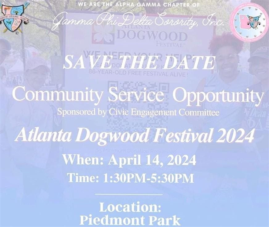 Dogwood Festival Community Service, Atlanta Dogwood Festival at ...