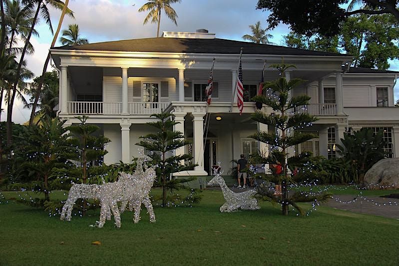 Christmas Open House at Washington Place, Washington Place, Honolulu ...