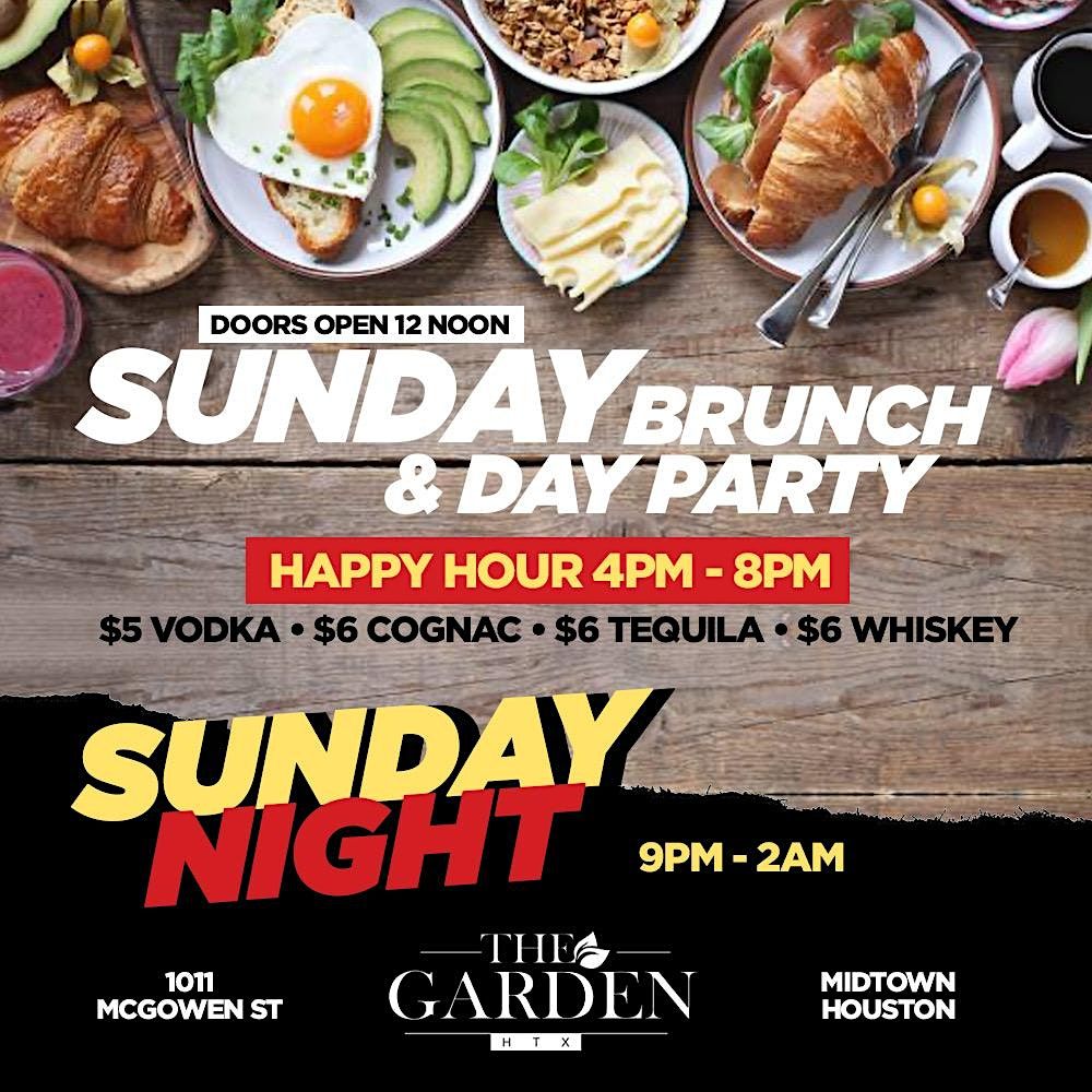 Sunday Brunch & Day Party & Night Party @ The Garden in Midtown, 1011 ...