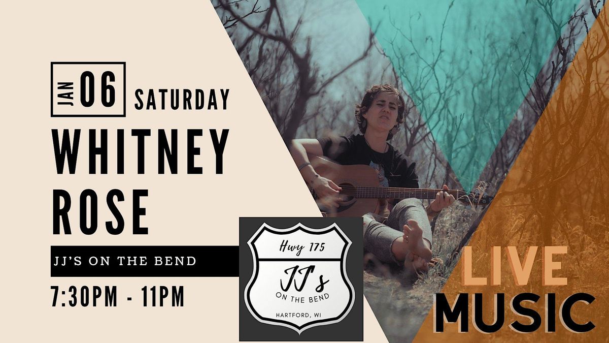 Whitney Rose LIVE MUSIC JJs on the Bend, JJ’S ON THE BEND, Hartford, 6 ...