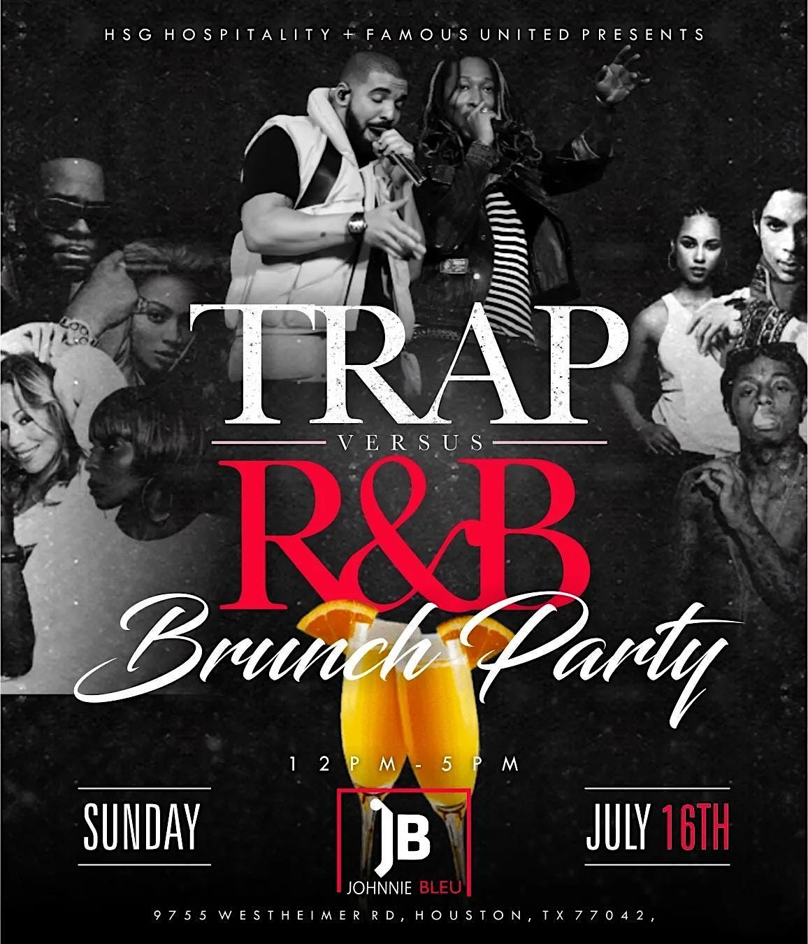 Trap & RnB Brunch Party, Johnnie Bleu, Houston, 1 October 2023 ...