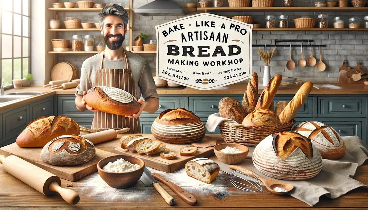 Bake Like a Pro: Artisan Bread Making Workshop, 2711 Douglas Drive ...