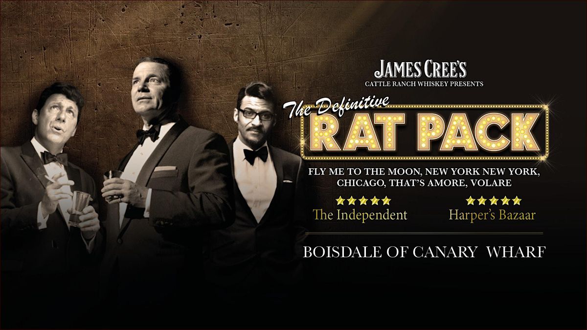 The Definitive Rat Pack, Boisdale of Canary Wharf, London, 27 January ...