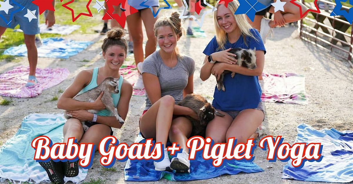 Piglets & Baby Goats Yoga! Saturday September 7 th at 9 am, Bergey's ...