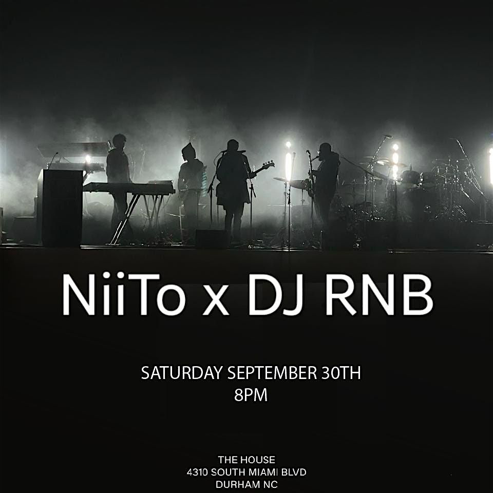 NiiTo Live R&B Band, The House Restaurant & Catering, Durham, 29 June ...