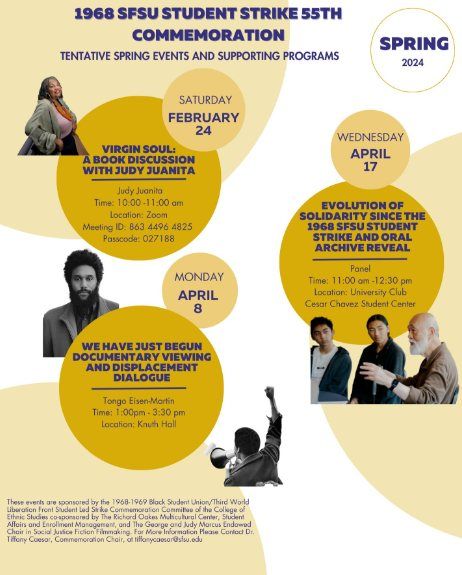 1968 SFSU Student Strike 55th Commemoration, 1600 Holloway Ave, San ...