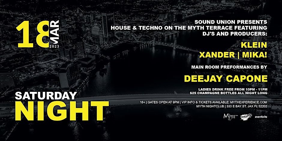 Saturday Night at Myth Nightclub | 3.18.23, 7 April 2023 | AllEvents.in