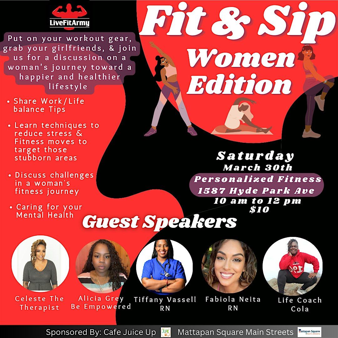 Fit & Sip: Women Edition, Personalized Fitness, Boston, 30 March 2024 | AllEvents