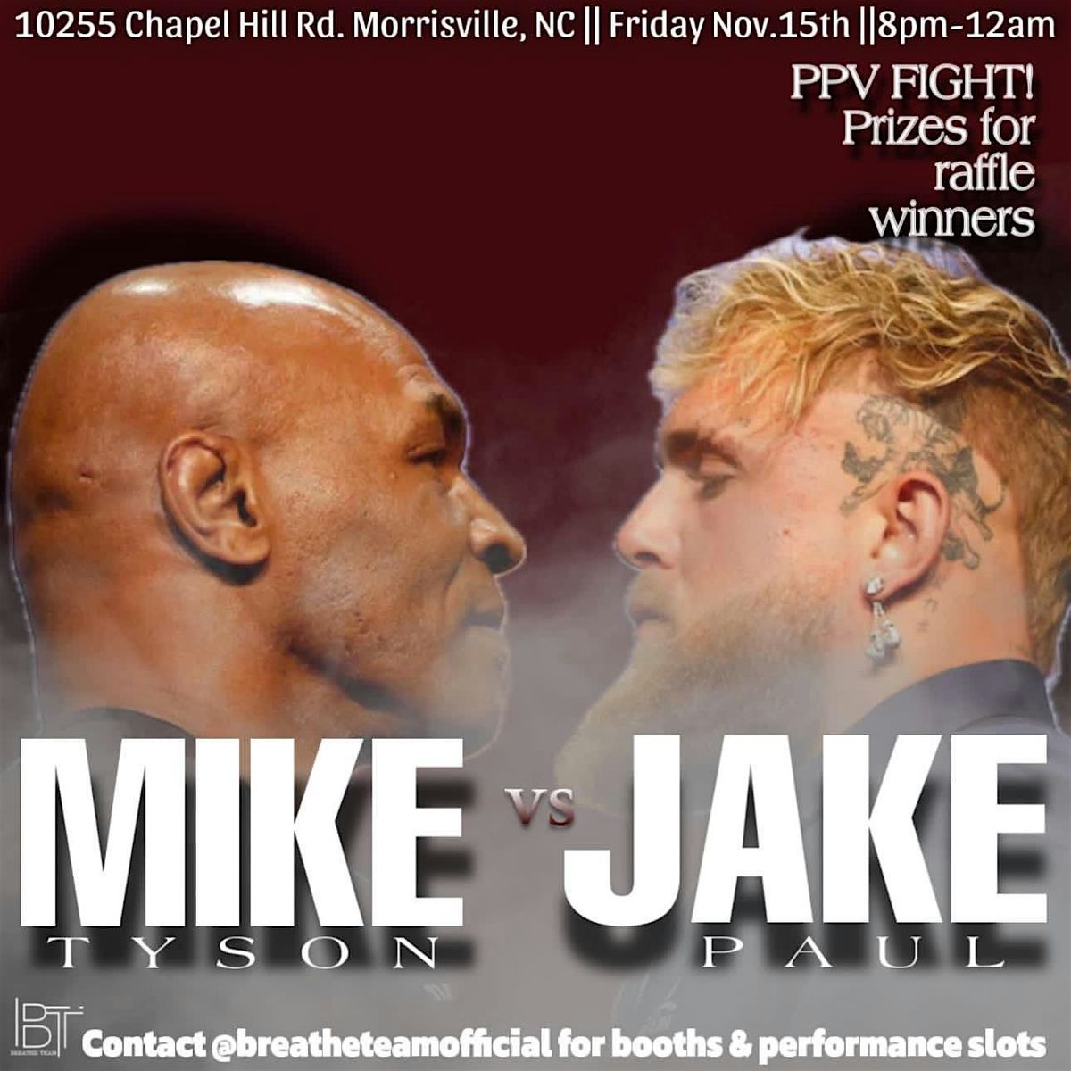 Friday Fight Night: Jake Paul vs Mike Tyson, Pi Bar Grill & Games ...