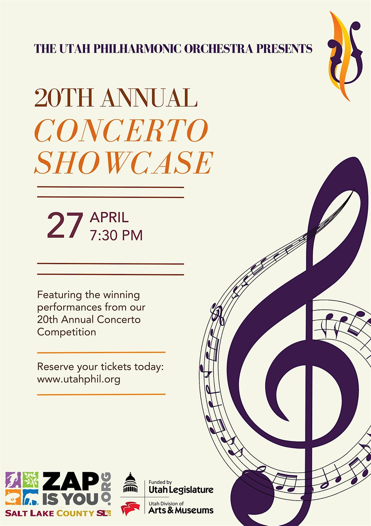 20th Annual Concerto Showcase Concert, 27 April 2024 | AllEvents