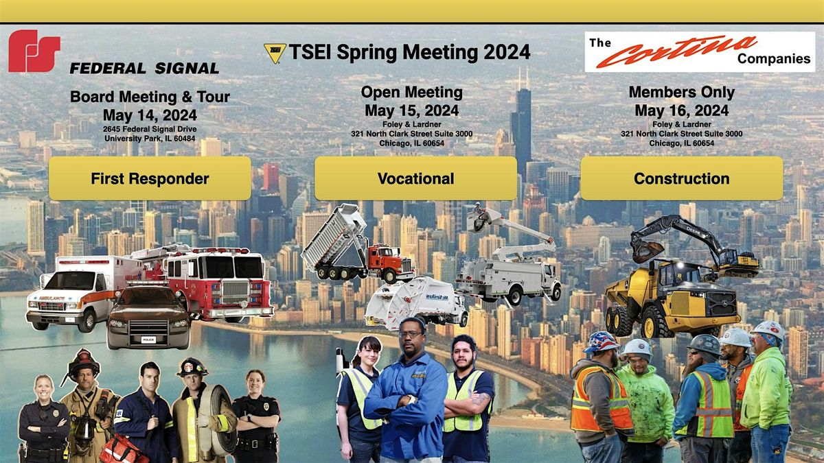 TSEI Spring 2024 Meeting, Chicago, 14 May to 16 May | AllEvents