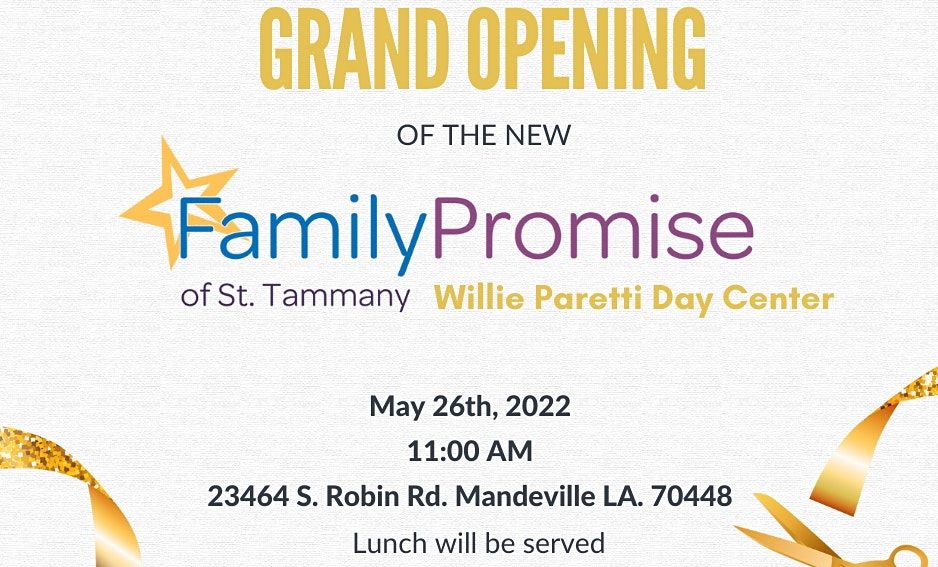 Family Promise Willie Paretti Day Center Ribbon Cutting, 23464 S Robin ...
