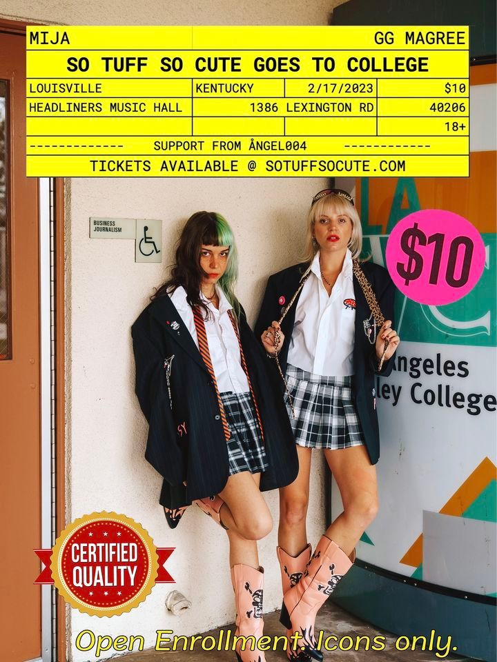 So Tuff So Cute Goes To College Tour With Angel004 Headliners Music