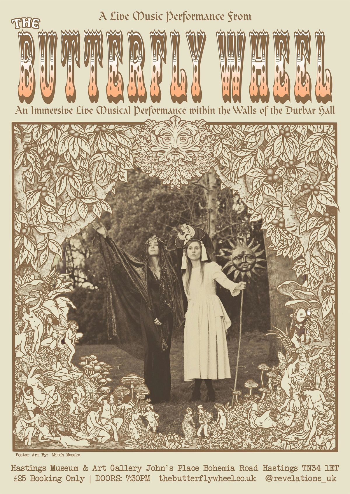 The Butterfly Wheel LIVE, Hastings Museum & Art Gallery, 5 May 2024 ...