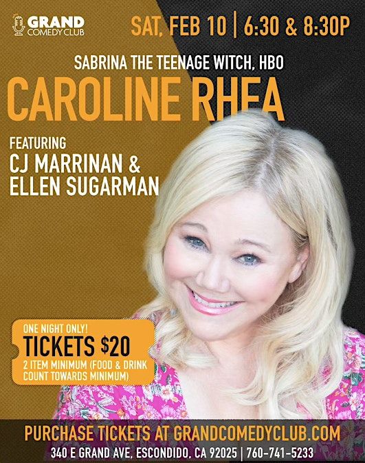 Live Stand Up Comedy With Caroline Rhea Seen On Sabrina The Teenage