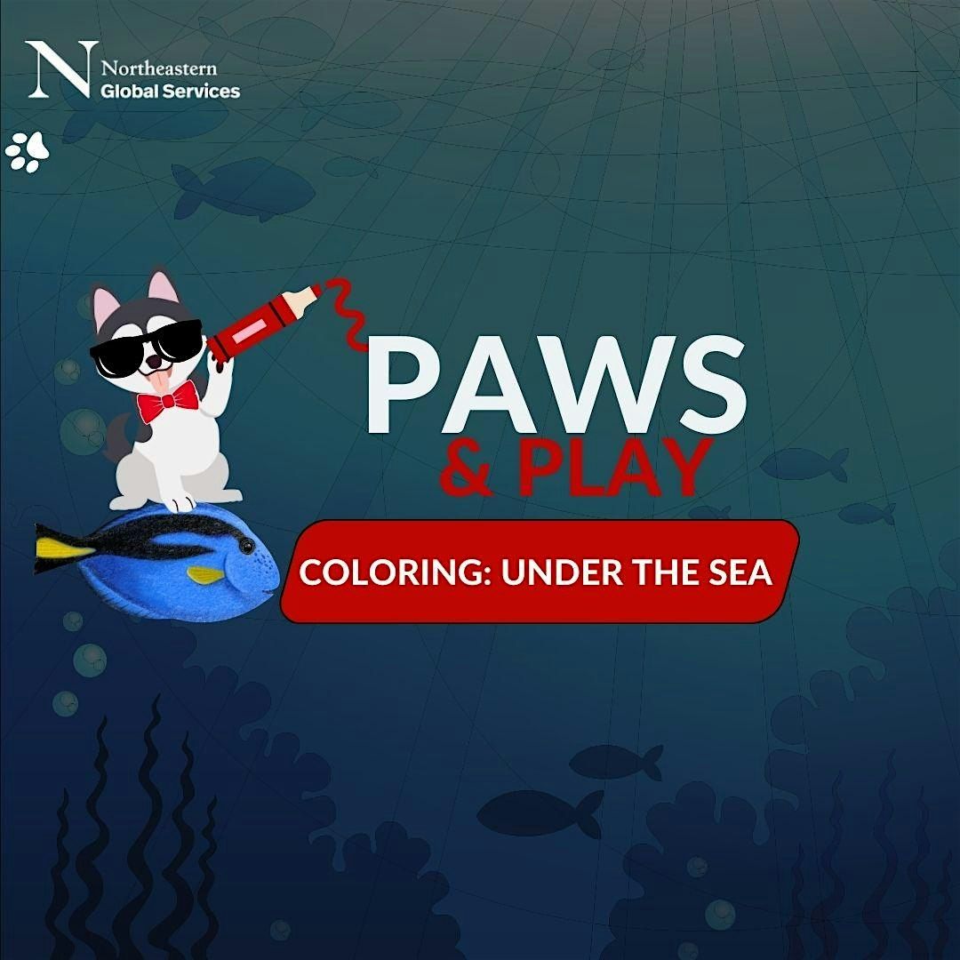 Paws and Play: Coloring Under The Sea, Egan 440, Boston, 15 August 2024 | AllEvents.in