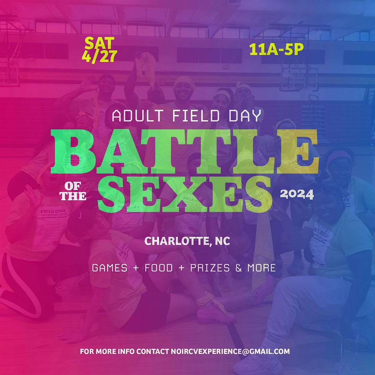Adult Field Day - Battle of the Sexes, Charlotte, 27 April 2024 | AllEvents