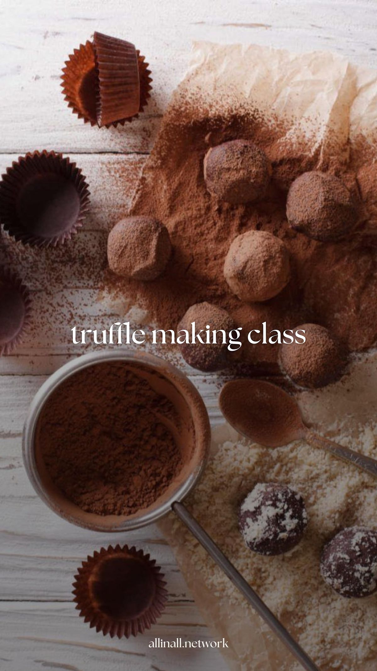 truffle making class, 16 Beaver Loft, New York, 11 February 2024 ...