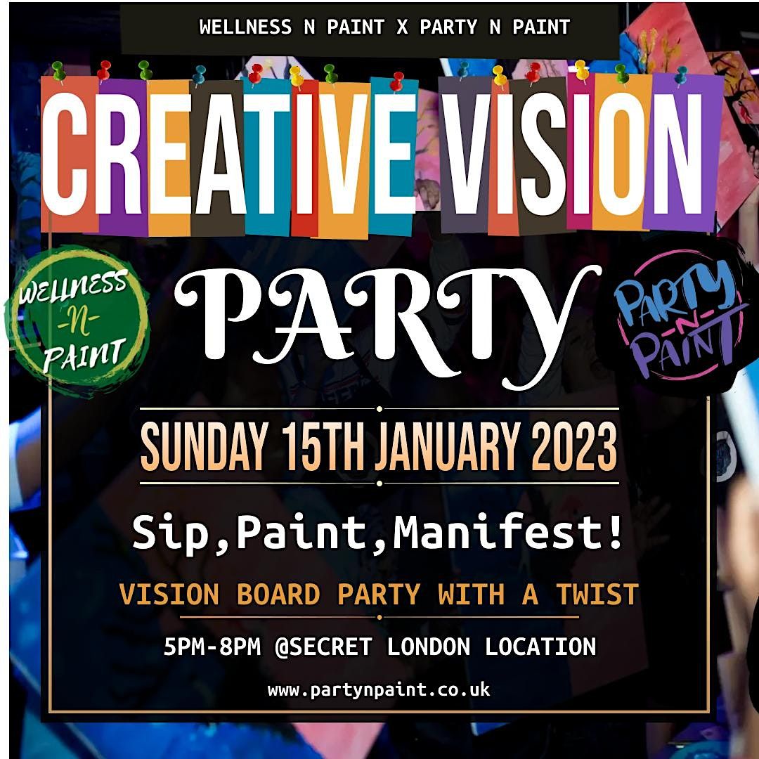 Creative Vision- A Vision Board Paint Party (Hosted by Party n Paint ...