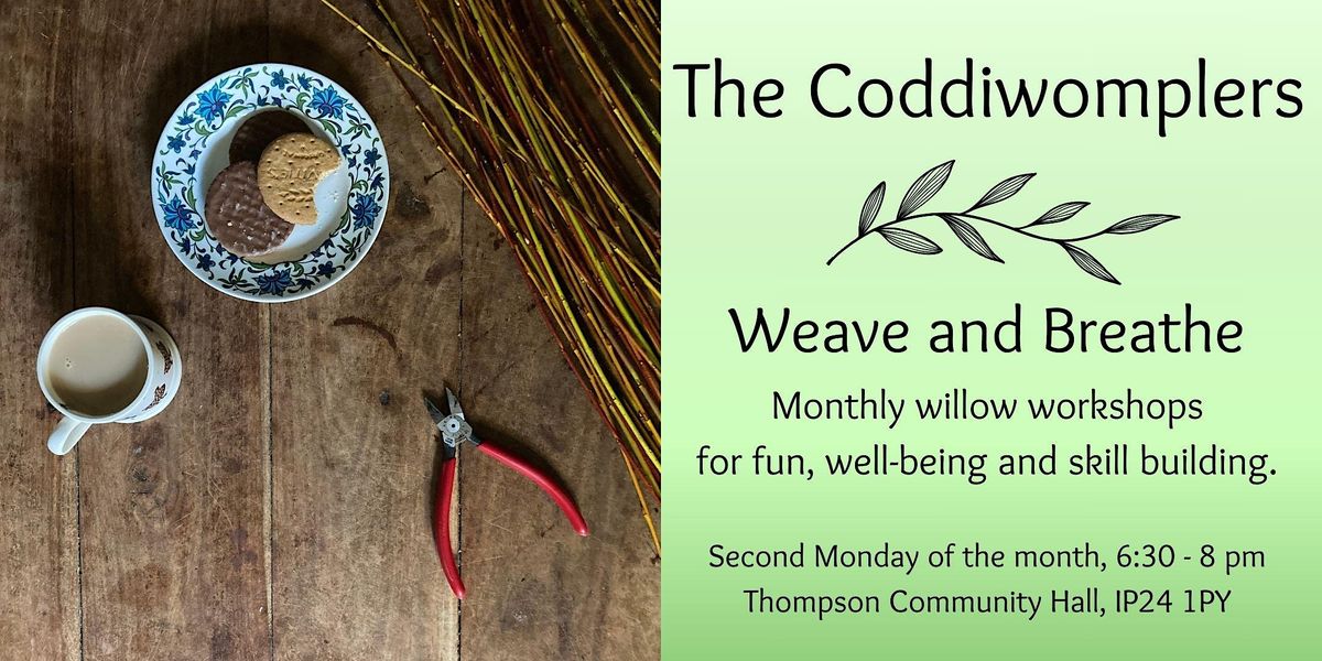 Weave and Breathe in March - fat ball (or garlic) holders, Thompson ...