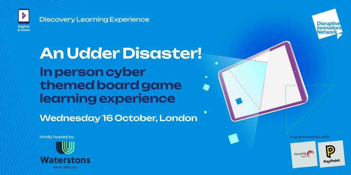 Cyber Security Event - An udder disaster!!, 1 W Smithfield, London, 16 ...