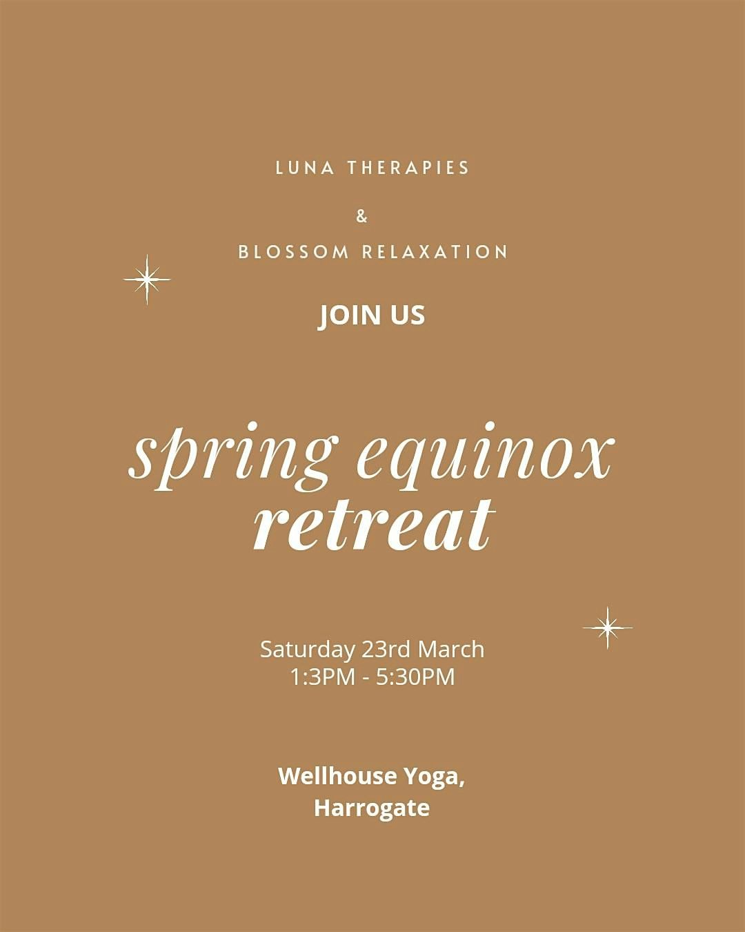 Spring Equinox day retreat, Well House Yoga Space, Harrogate, 23 March ...