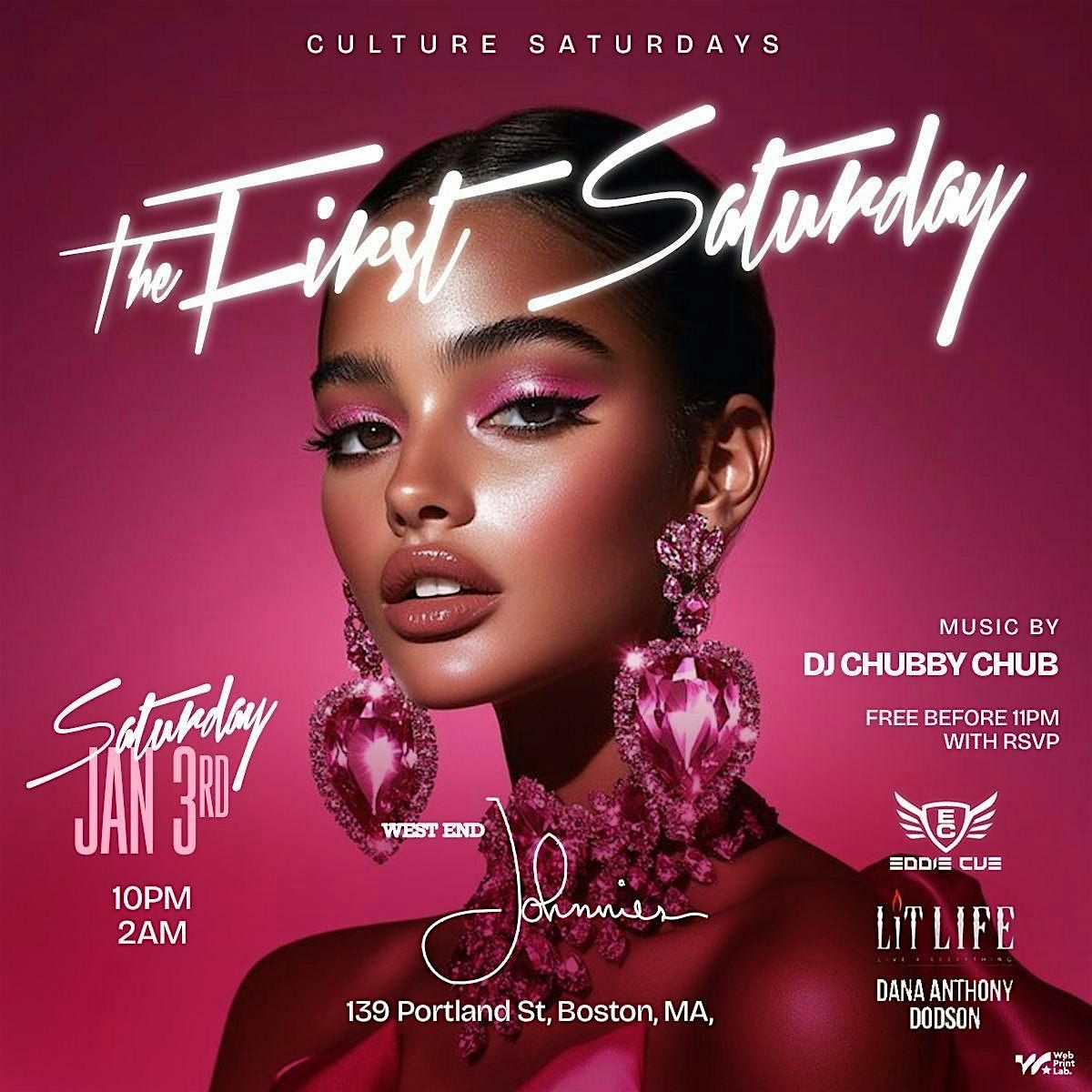CULTURE SATURDAYS “THE FIRST SATURDAY ” | SUPPER CLUB VIBES, West End Johnnie’s, Boston, 3 ...