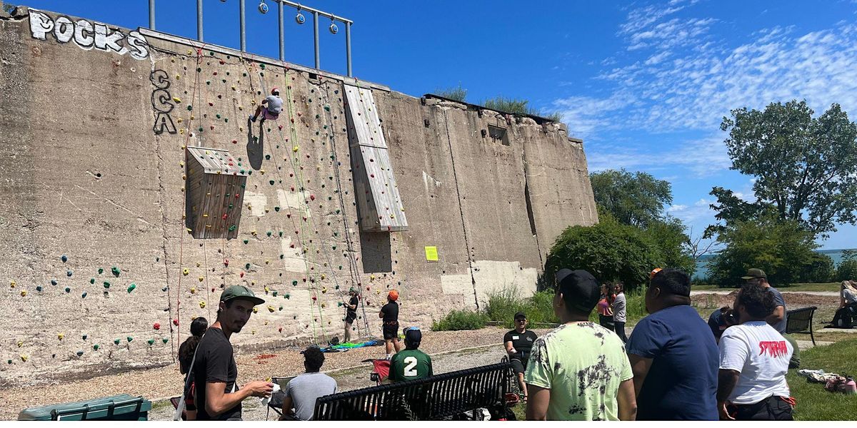 Steelworkers Park Climbing Event, Steelworkers Park, Chicago, 25 August ...
