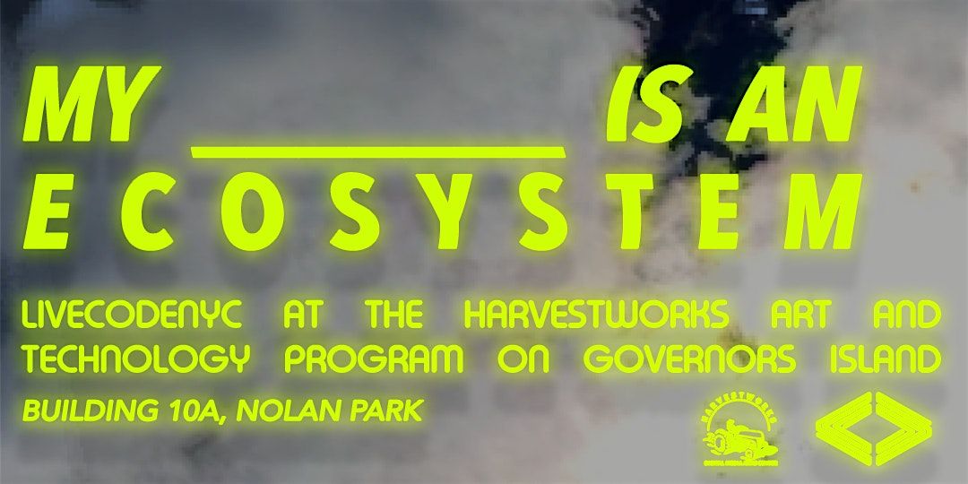 Live Coding Visuals In Hydra Harvestworks Art And Technology Building On Governors Island New