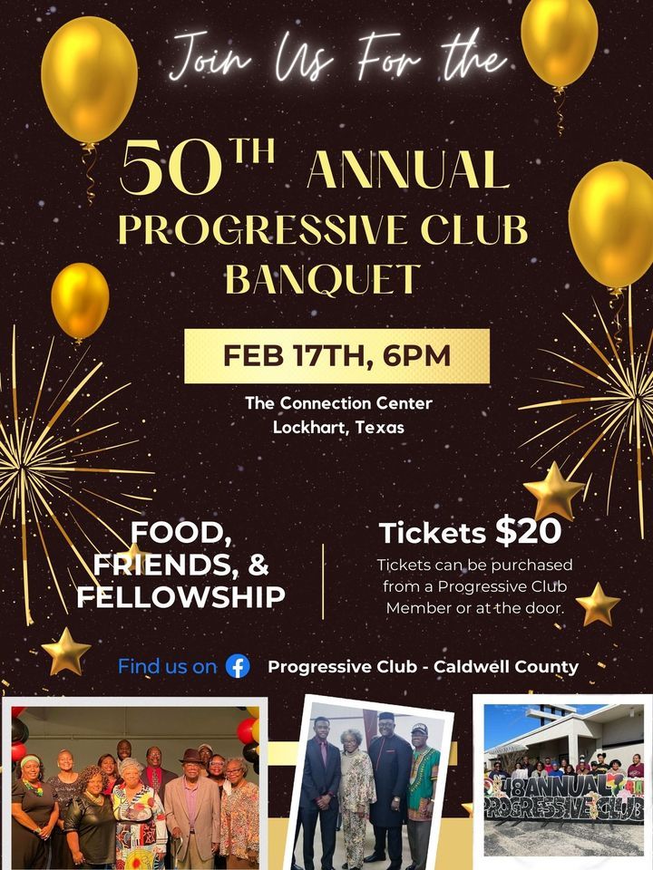 50th Annual Progressive Club Banquet, Flbc Connection Center, Lockhart ...