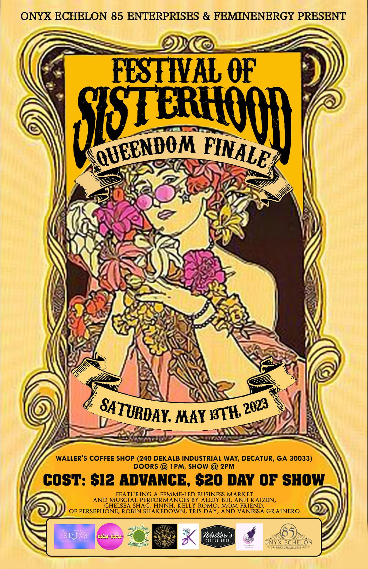 Festival of Sisterhood: Queendom Finale, Waller's Coffee Shop, Decatur ...
