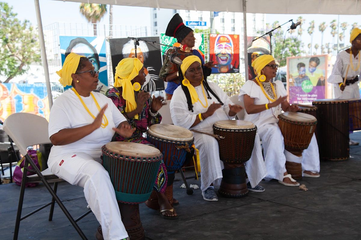 African and Diaspora Drumming with Rene Fisher Mims, World Stage ...