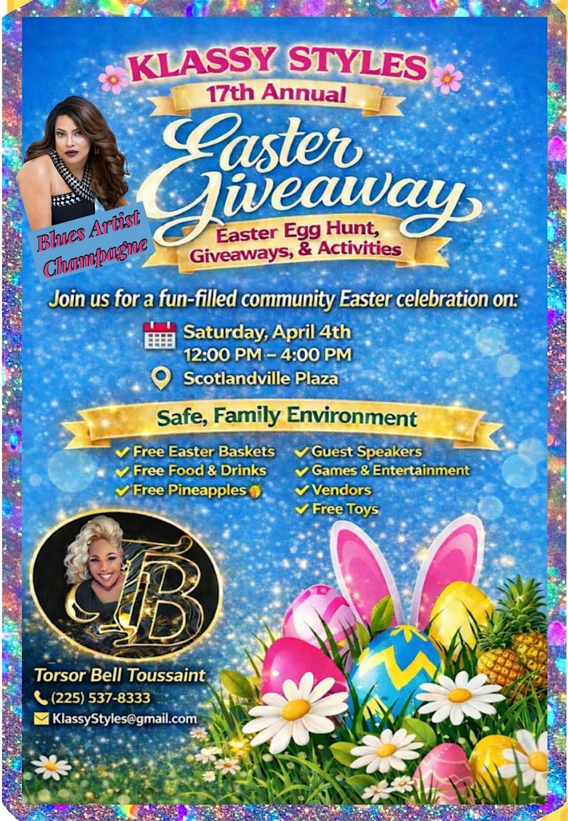 Klassy Styles 17th Annual Easter Giveaway, Scotlandville Plaza, Baton ...