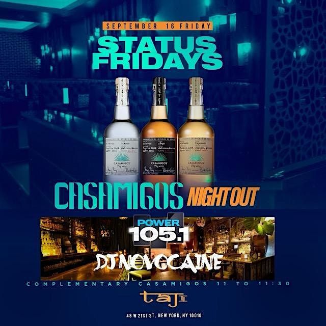 Status Fridays at Taj Lounge New York City, Taj II Lounge and Event ...