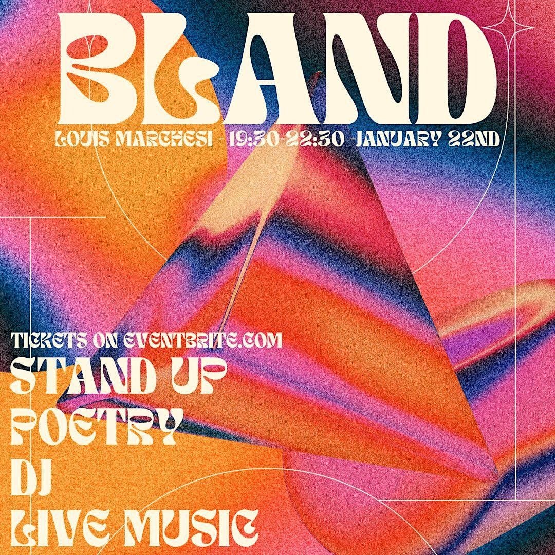 BLAND Variety Night: Unleashing Comedy, Music, Games, and Poetry! TURN ...