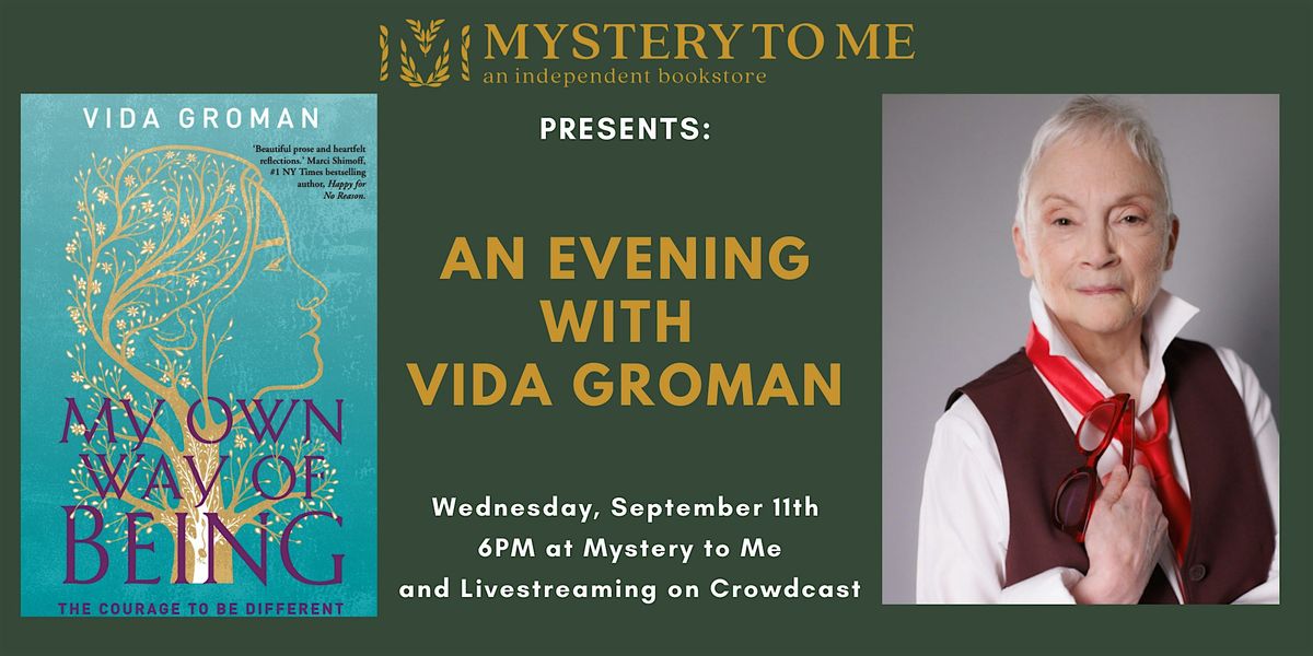 Live@MTM: Vida Groman, Mystery to Me, Madison, 11 September 2024 ...
