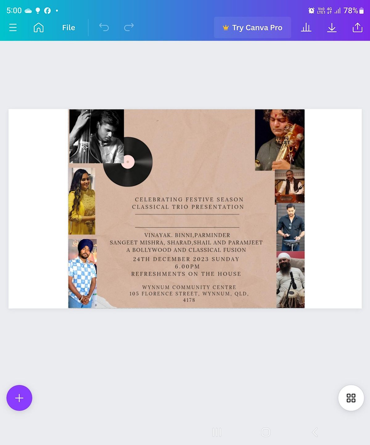 Bollywood and Indian classical music fusion vocal and live instrumental ...