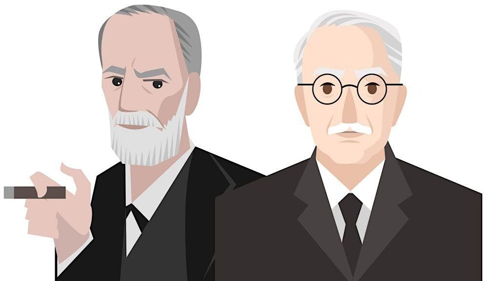 Carl Jung Cartoon Portrait
