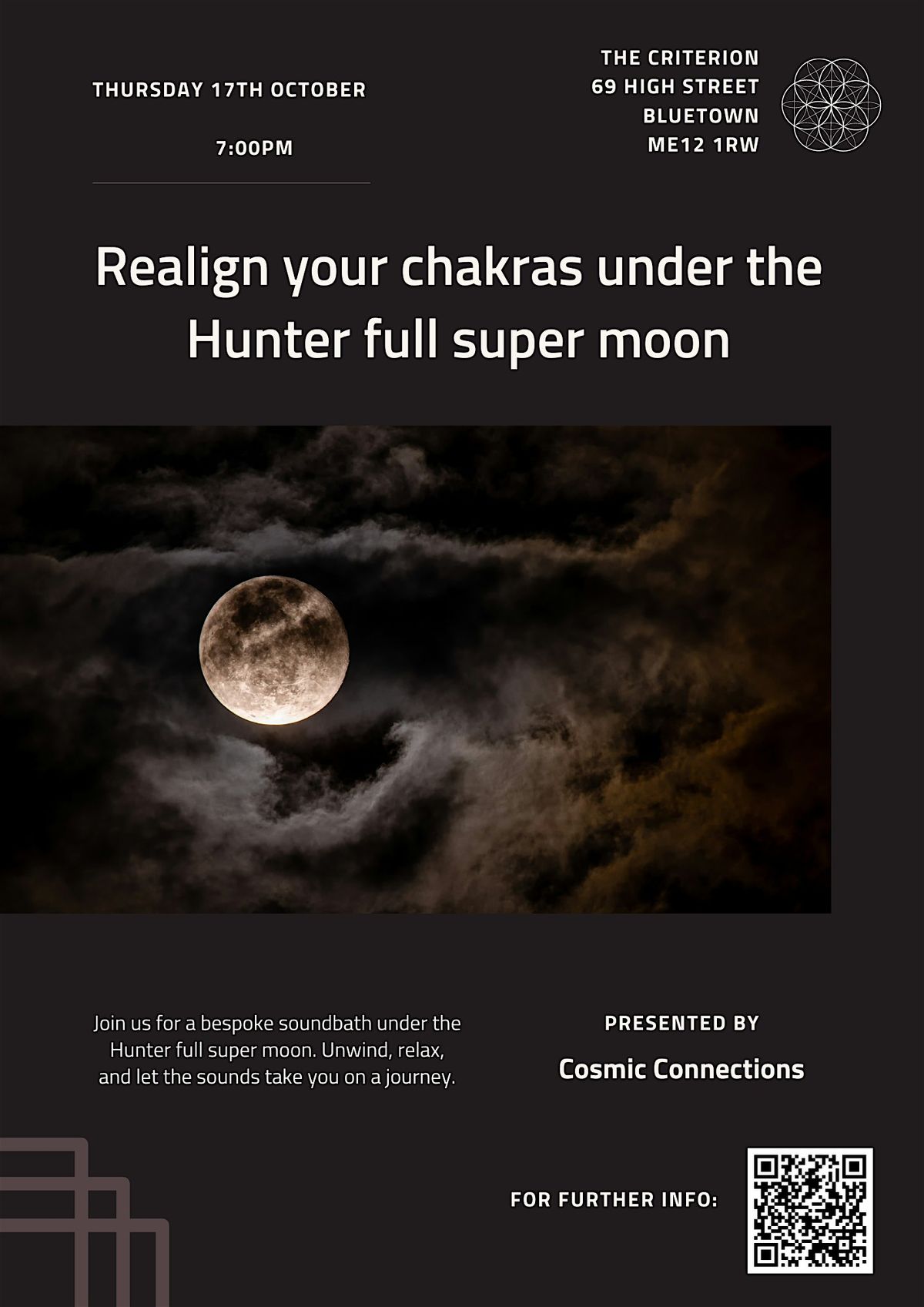 Super Hunter Full Moon Soundbath, The Criterion Blue Town, 17 October ...
